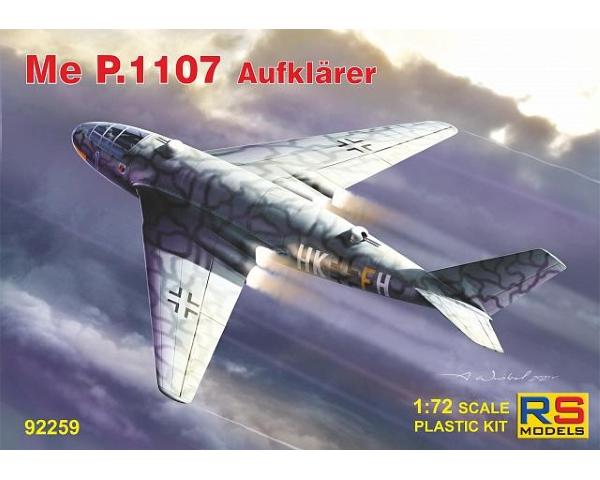 Me P.1107 "Aufklärer" scala 1:72 RS MODELS 92259