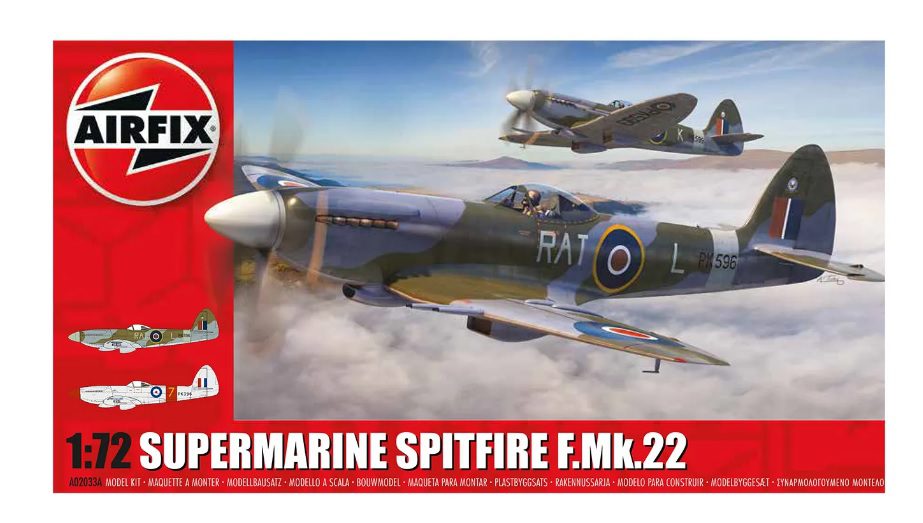 Supermarine Spitfire F.Mk.22 scala 1:72 AIRFIX A02033A