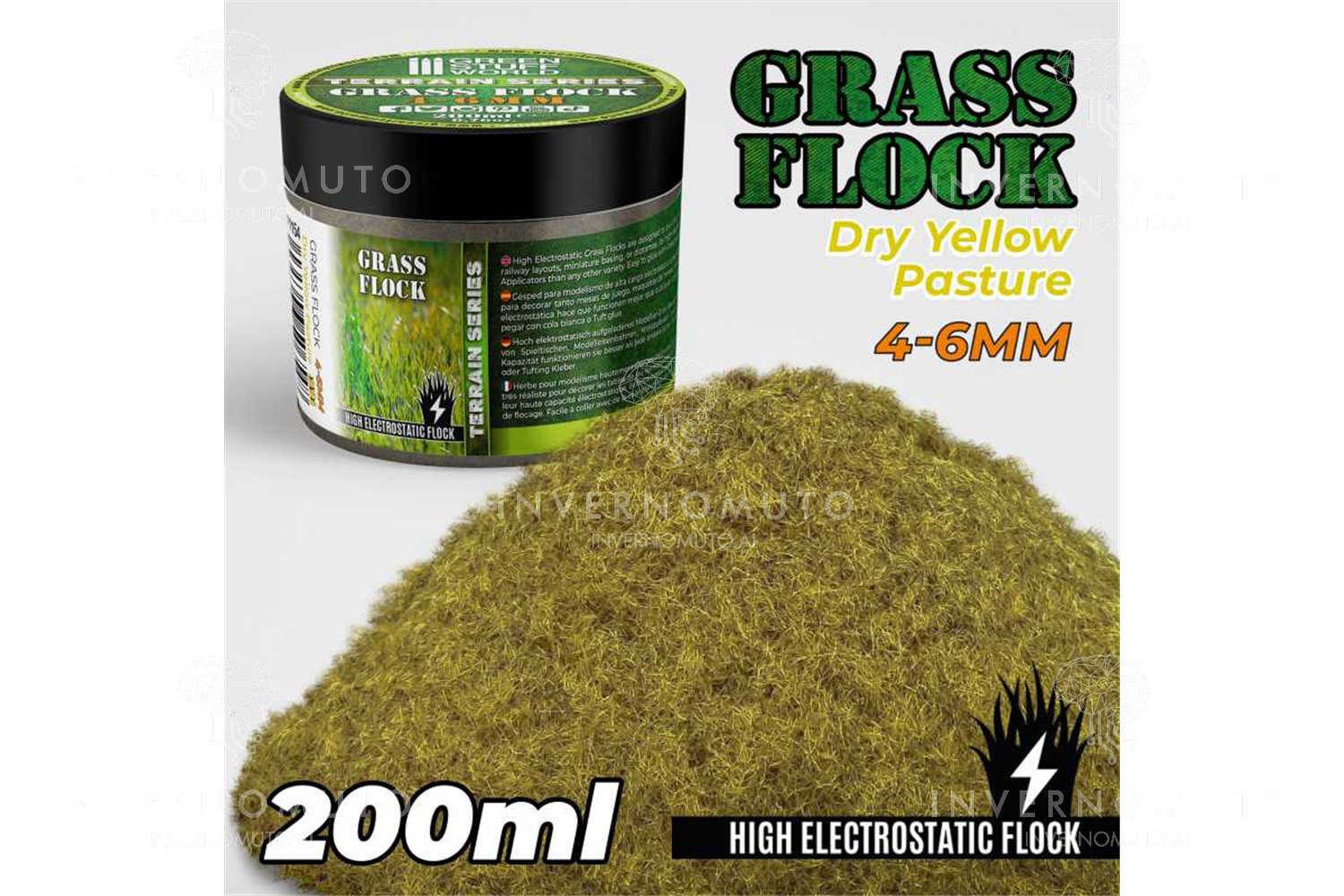 11154 STATIC GRASS TERRAIN SERIES - DRY YELLOW PASTURE 4-6MM - 200ml ...